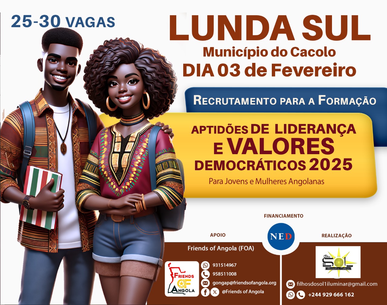 Lunda-Sul: Munícipes do Cacolo beneficial da formação em Liderança e ...